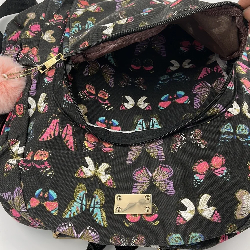 essen bella | Bags | Essen Bella Black Butterfly Backpack | Poshmark